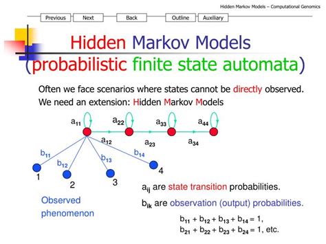 PPT Lecture Hidden Markov Models HMMs PowerPoint Presentation ID
