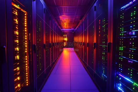 데이터 센터 배경