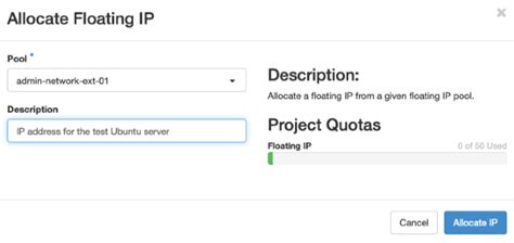 Floatingips Openstackdashboard Linkbal Blog