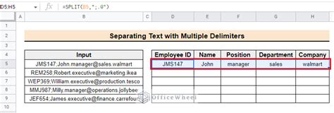 How To Use SPLIT Function In Google Sheets Ideal Examples