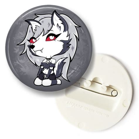 Helluva Boss Button Chibi Loona