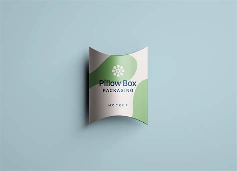 Pillow Box Packaging Mockup Free Psd Templates