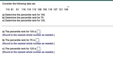 Solved Consider The Following Data Set Chegg
