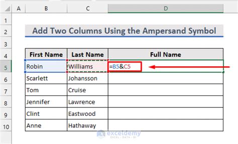 How To Create A Formula To Add Two Columns In Excel Design Talk