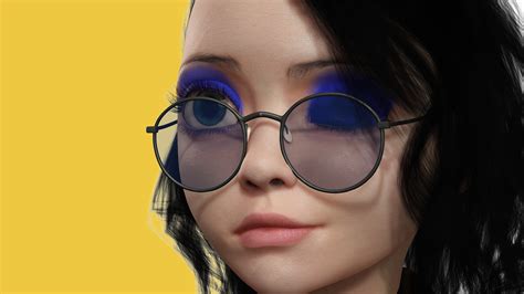 Artstation Prestige Realistic Stylized Cartoon Female 3d Model Naked