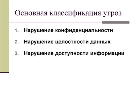 Угрозы и уязвимости информационной безопасности лекция 5 презентация онлайн