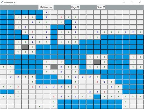 Manoj Buddha On Linkedin Python3 Tkinter Minesweeper Games