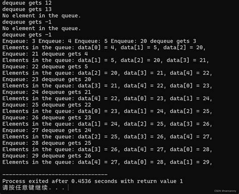 数据结构作业10——循环队列 Csdn博客 数据结构作业10——循环队列 Csdn博客