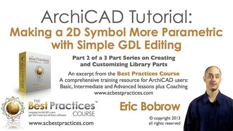 Archicad Tutorial Make 2d Symbols Parametric Simple Gdl Editing