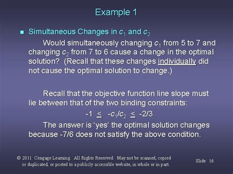 Chapter 3 Linear Programming Sensitivity Analysis And Interpretation