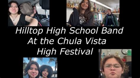 Hilltop High School Performing At Chula Vista Highs Music Festival My