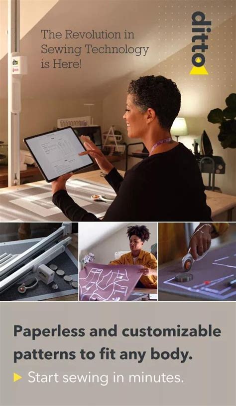 Ditto Pattern Projector Digital Customizable Sewing