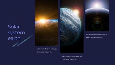 Solar System Google PowerPoint Slides Lifestyle