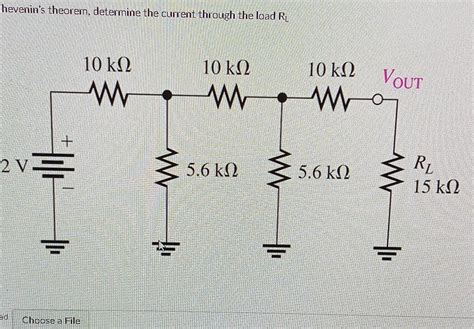 Solved Using Thevenin S Theorem Determine The Current Chegg