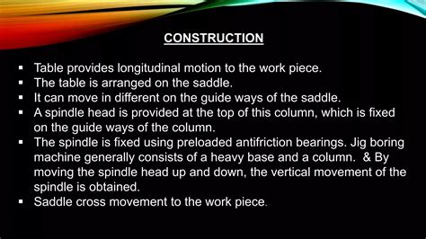 Jig Boring Machine Pptx