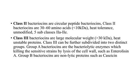 General Introduction And Applications Of Bacteriocins Pptx