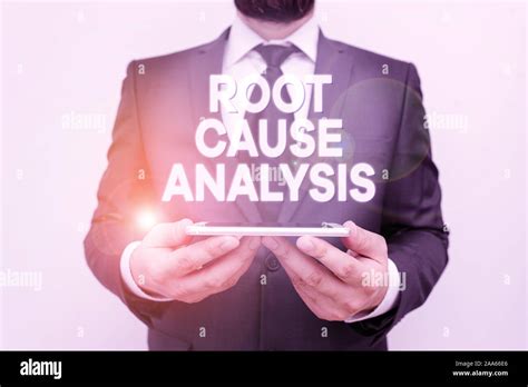 Text Sign Showing Root Cause Analysis Business Photo Text Method Of Problem Solving Identify