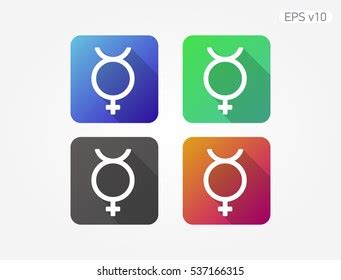 Colored Icon Sex Symbol Shadow Stock Vector Royalty Free Shutterstock