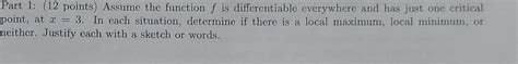 Solved 3 F 3 1 And F 3 2Part 1 12 Points Assume The Chegg Com