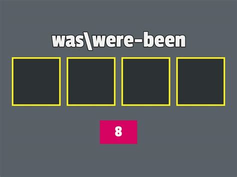 Irregular Verbs Win Or Lose Quiz