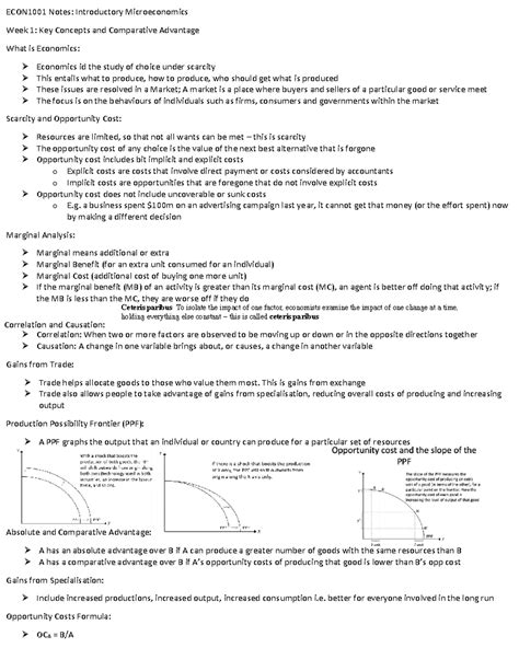 Econ1001 Notes Warning Tt Undefined Function 32 Warning Tt