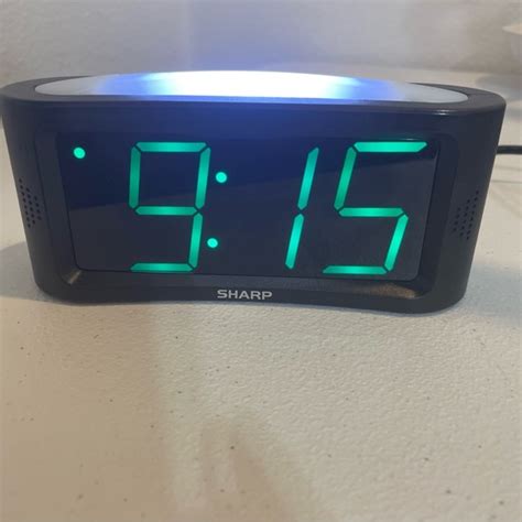 Sharp Other Sharp Model Spc Led Digital Electric Alarm Clock Wnight Light Dorm Bedroom