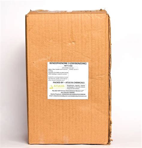 Solid Benzophenone 3 Oxybenzone 50 Kg Bag At ₹ 1000kg In Mumbai