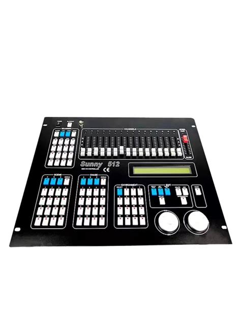 Buy Professional Stage Light DMX Master Console New Sunny 512 DMX Controller With Flycase