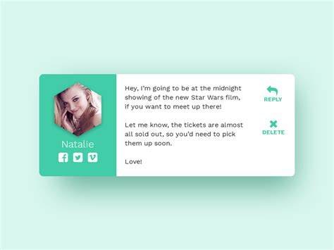 UI Element Challenge Day 099 Message Notification By James Lucia On Dribbble