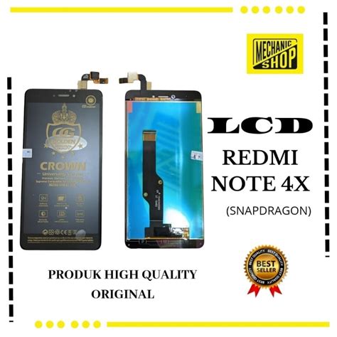 Jual Fullset Lcd Touchscreen Xiaomi Redmi Note X Snapdragon Shopee Indonesia