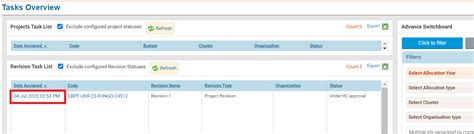 Approve The Project Revision Grant Management System Gms Support Help Portal