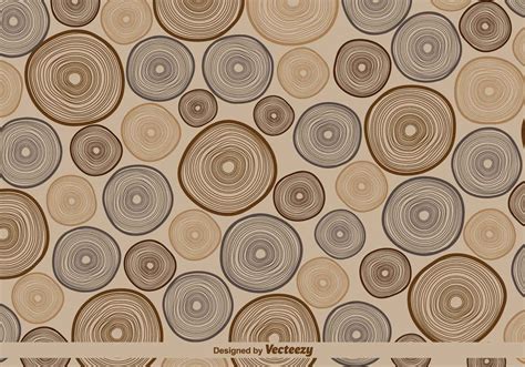 Vector Retro Tree Rings Pattern Illustration 117408 Vector Art At Vecteezy