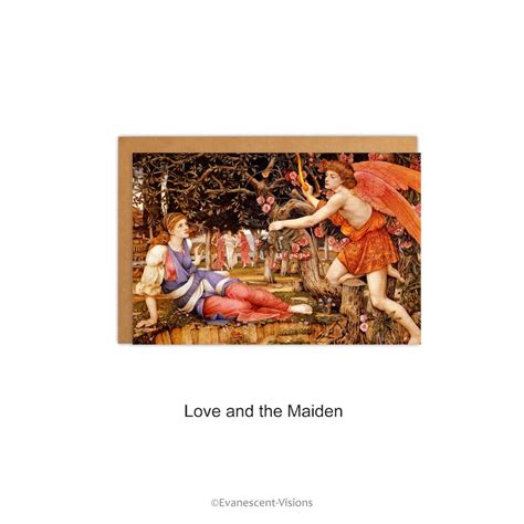 Pre Raphaelite Love Cards Personalised Or Blank Valentine