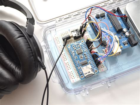 simple audio player wiring adafruit vs1053 mp3 aac ogg midi wav codec