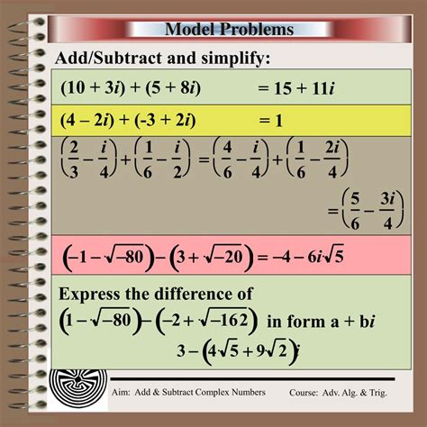 Ppt Aim How Do We Add And Subtract Complex Numbers Powerpoint Presentation Id 6098162