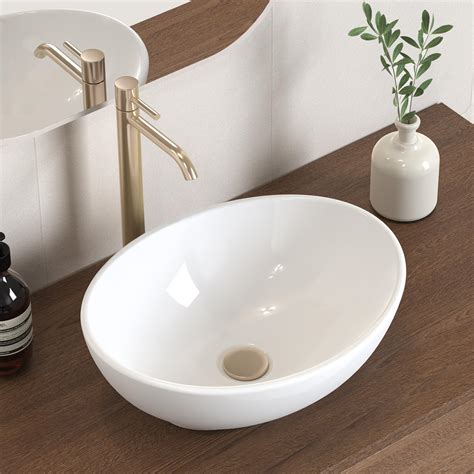 Bathroom Vessel Sink 16 X 13 Oval Vessel Sink For