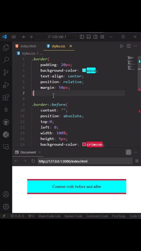 Css Before And After Htmlcsswebsite Mernstackdeveloper