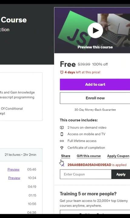 Javascript For Beginners Complete Course Udemy Free Course Free Tutorial Udemyfree Youtube