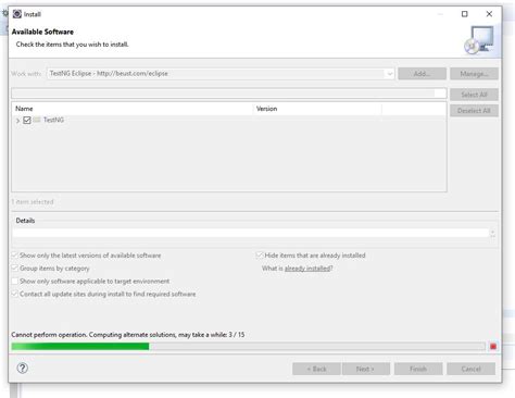 Eclipse Run As TestNG Is Missing Stack Overflow