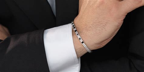 Mens Bracelets Customizable Leather Chain And Beaded Designs