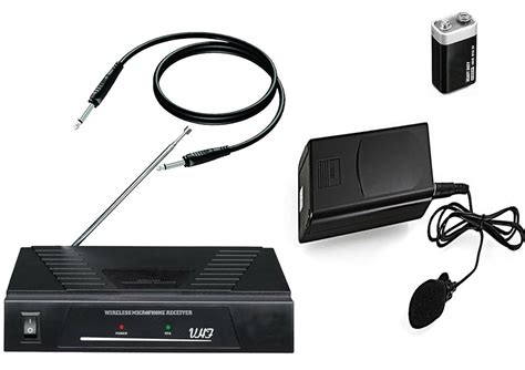 Adiohub Professional VHF Series Wireless Cordless Collar Microphone For Stage Show Temple