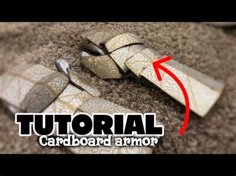 How To Make Cardboard Knight Gauntlets Youtube