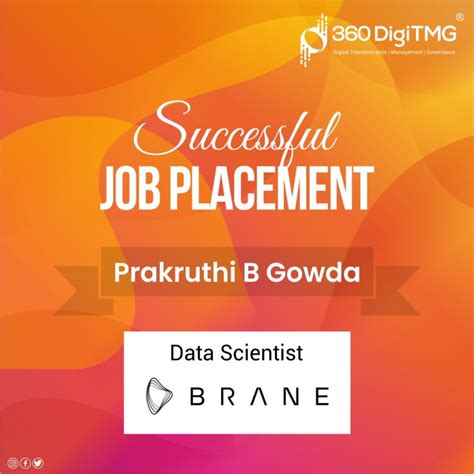 360digitmg On Linkedin Smart Decision Rewarding Career Prakruthi B