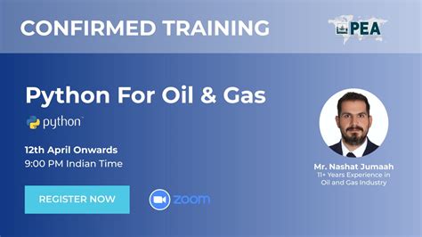 Confirmed Training Python For Oil And Gas The Ultimate Skill