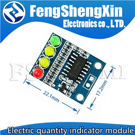 12v Electric Quantity 4 Power Indicator Battery Detection Module For