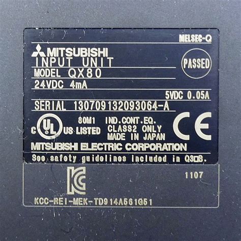Maschinenteil MITSUBISHI Electric Input Module Buy Online