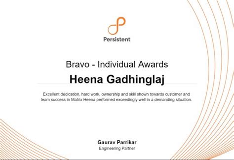 Heena Gadhinglaj On Linkedin I Am Thrilled To Share That I Have Been