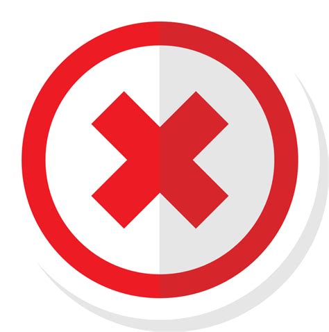 Incorrect Sign 36652852 Vector Art At Vecteezy