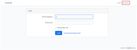 Laravel 8 自带 Auth Demo（二）＞＞ 注册与登录 解析laravel 8 自带的登录验证 Csdn博客