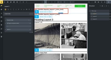 NO BUG ACF Flexible Content Dymamic Data Is Empty When Editing Templates Bugs Bricks